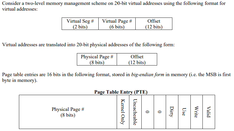 Solved Use the Segment Table and Physical Memory table given | Chegg.com