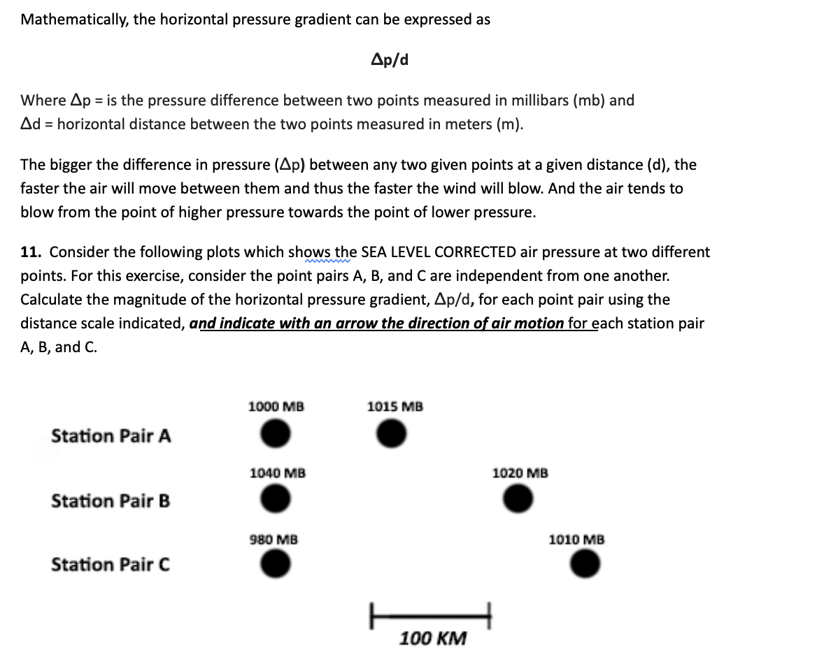 Solved Mathematically The Horizontal Pressure Gradient Can Chegg solved-mathematically-the-horizontal-pressure-gradient-can-chegg