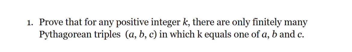 Solved 1. Prove that for any positive integer k, there are | Chegg.com