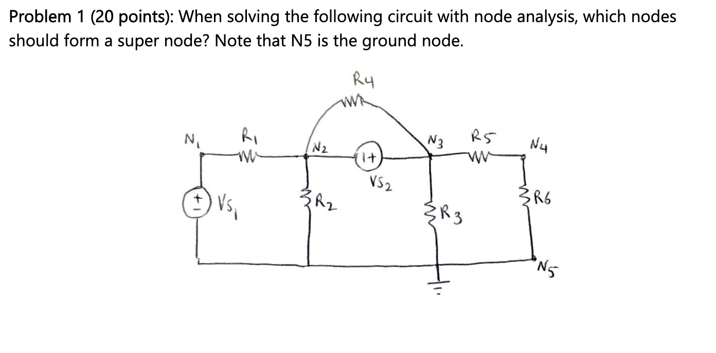 Solved Problem 1 (20 points): When solving the following | Chegg.com