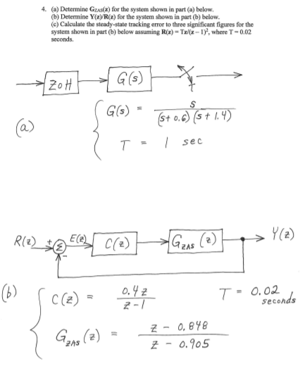 Solved 4. (a) Determine Gas(x) for the system shown in | Chegg.com
