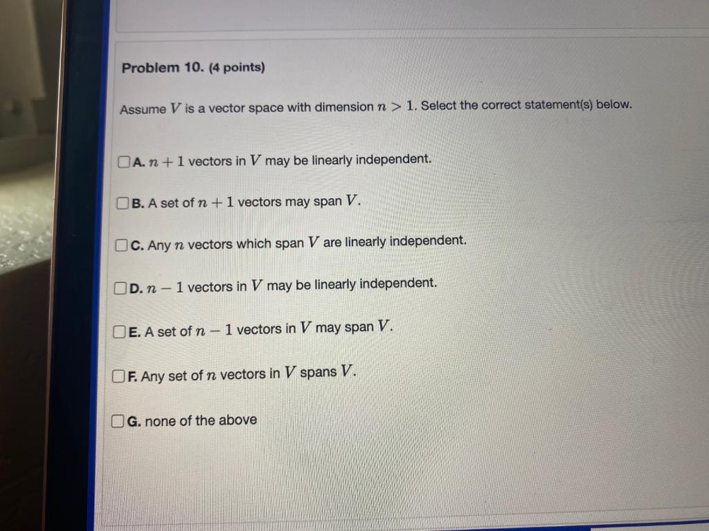 Solved Problem 9. (6 points) Find the dimensions of the | Chegg.com
