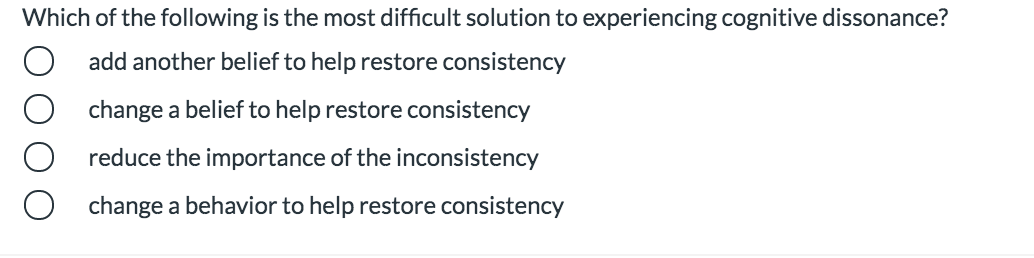 Solved Which of the following is the most difficult solution | Chegg.com