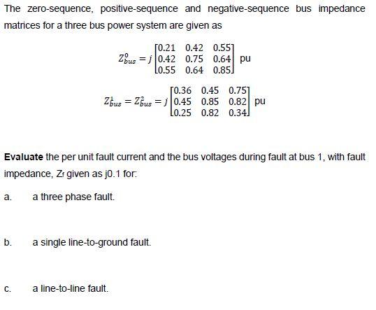 Solved The zero-sequence, positive-sequence and | Chegg.com