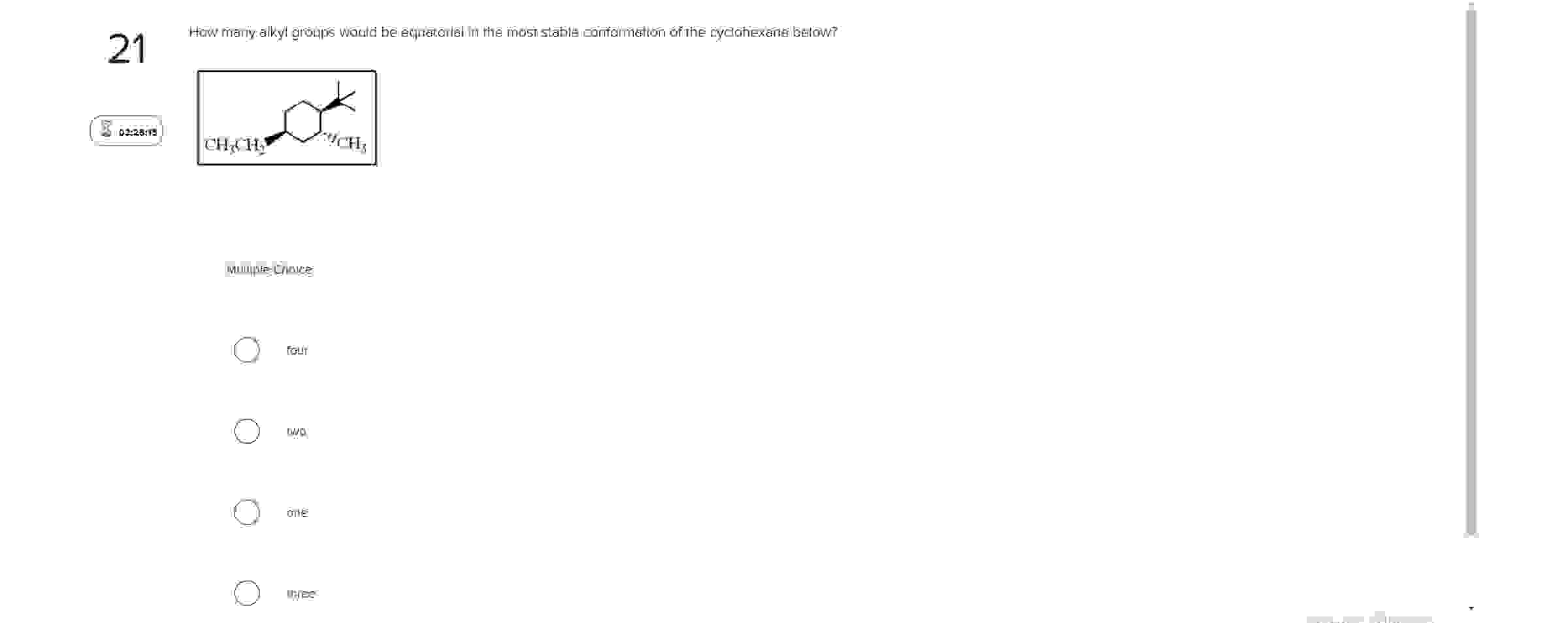 Solved Please help!How many alkyl groups would be equatorial | Chegg.com