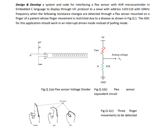 Design \& Develop a system and code for Interfacing a | Chegg.com