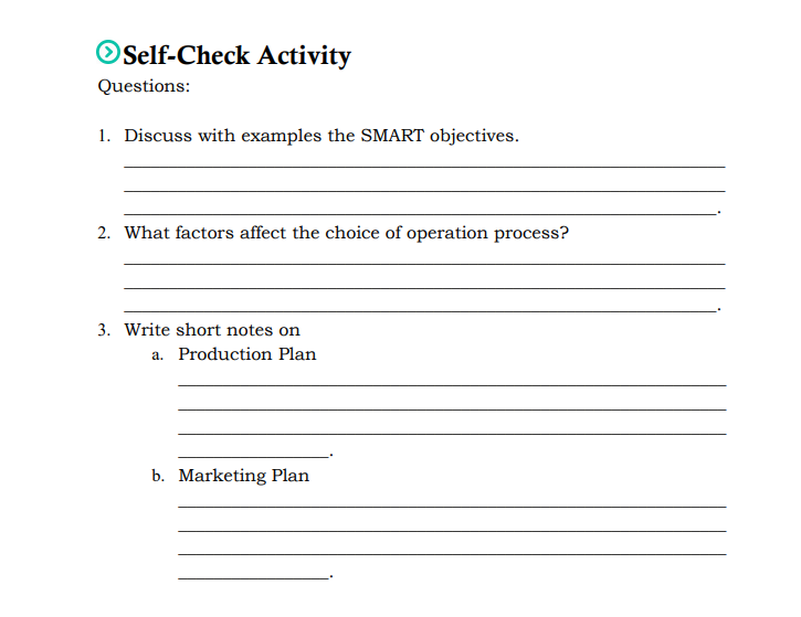 Solved Self-Check Activity Questions: 1. Discuss with | Chegg.com