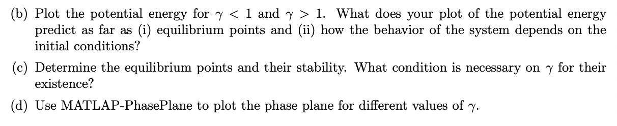 Consider the undamped pendulum but with an applied | Chegg.com