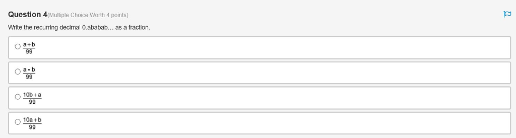 Solved Question 4(Multiple Choice Worth 4 points) Write the | Chegg.com