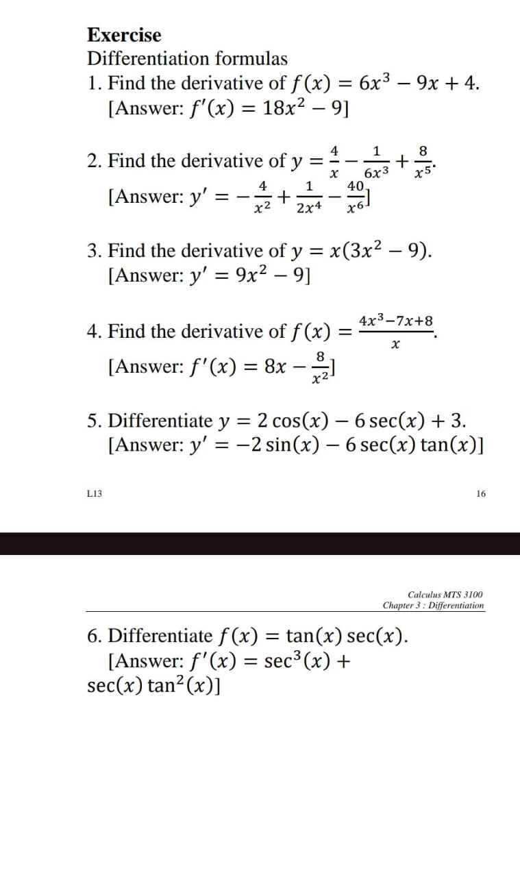 Solved f(x)=3(x+2)2 at the point x=−3. [Answer: y=−6x−15 ] | Chegg.com