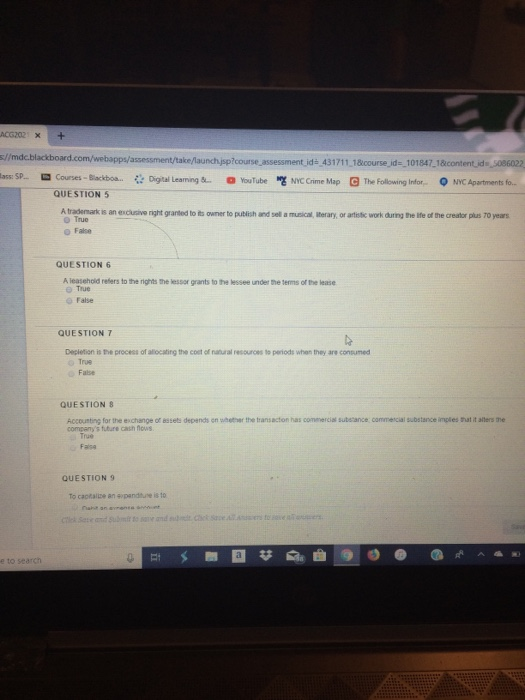 Solved mdc.blackboard.com/webapps/assessment/take/launch | Chegg.com