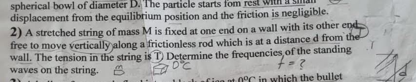 Solved displacement from the equilibrium position and the | Chegg.com