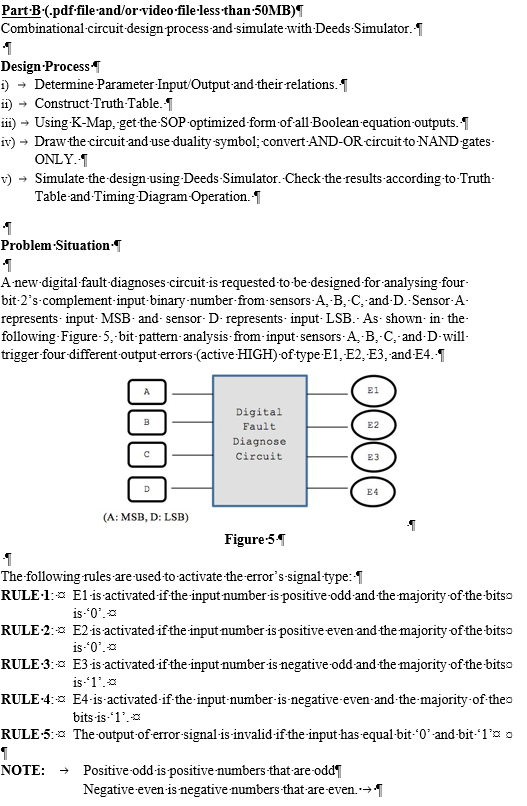 Solved . Part.A.(submitted in pdf-file) Simulating logic | Chegg.com