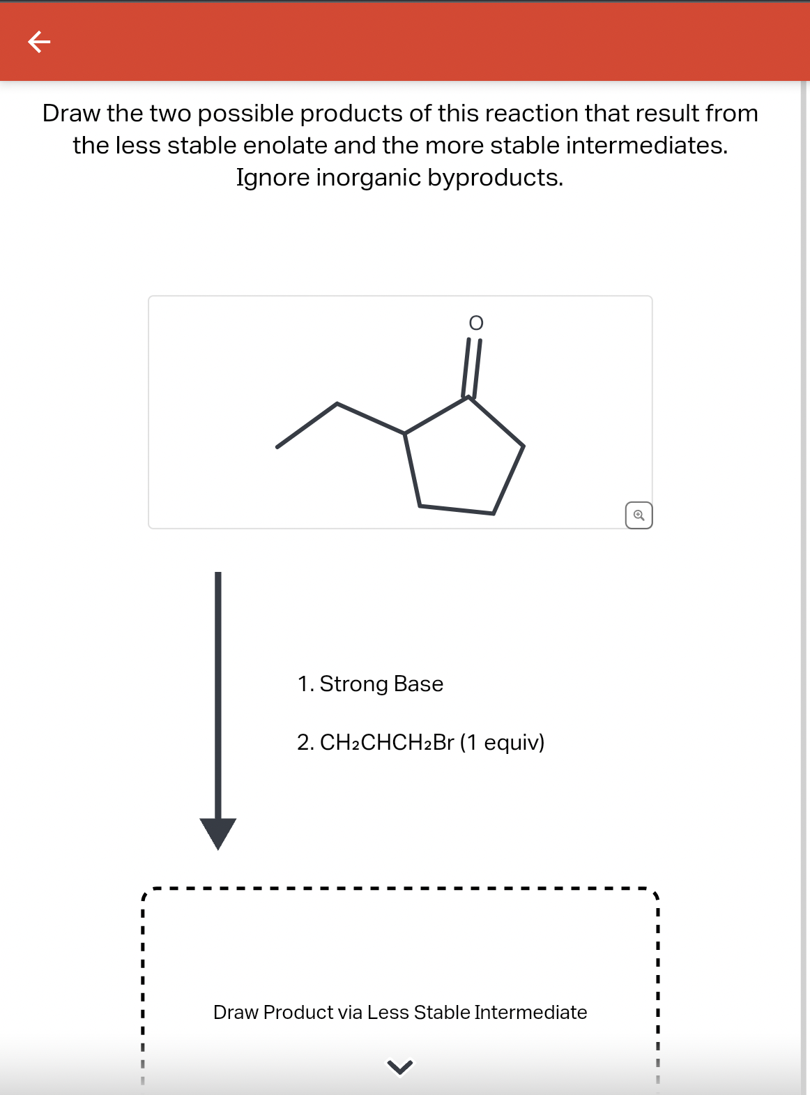 Solved Draw the two possible products of this reaction that | Chegg.com