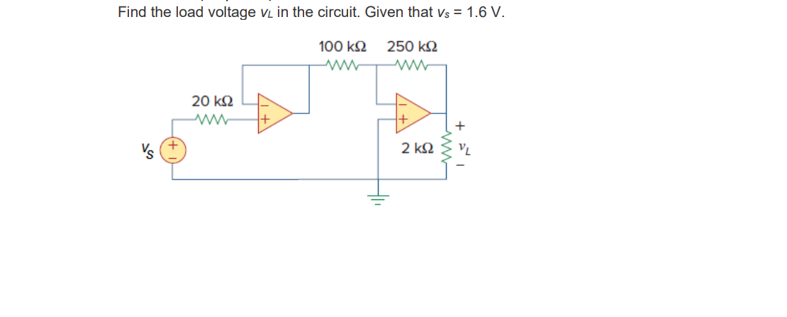 Solved Find the load voltage vL in the circuit. Given that | Chegg.com