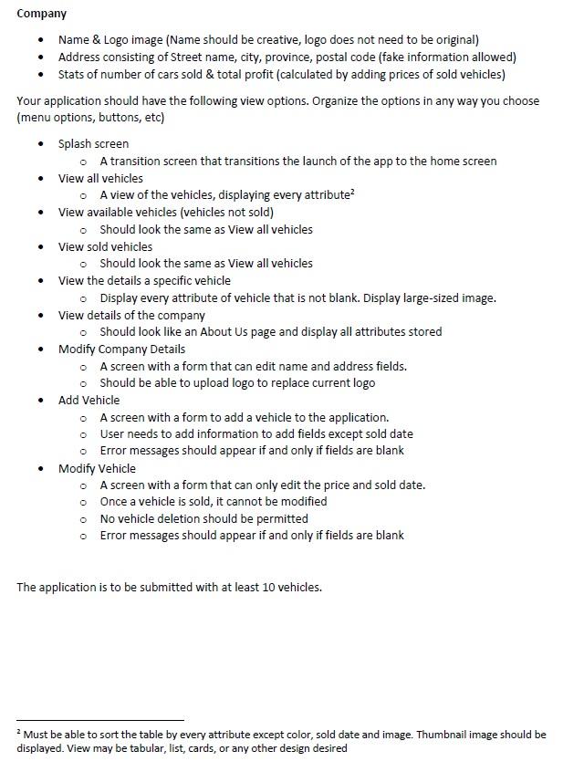 Solved Create .xml files and .java files for Android Studio | Chegg.com