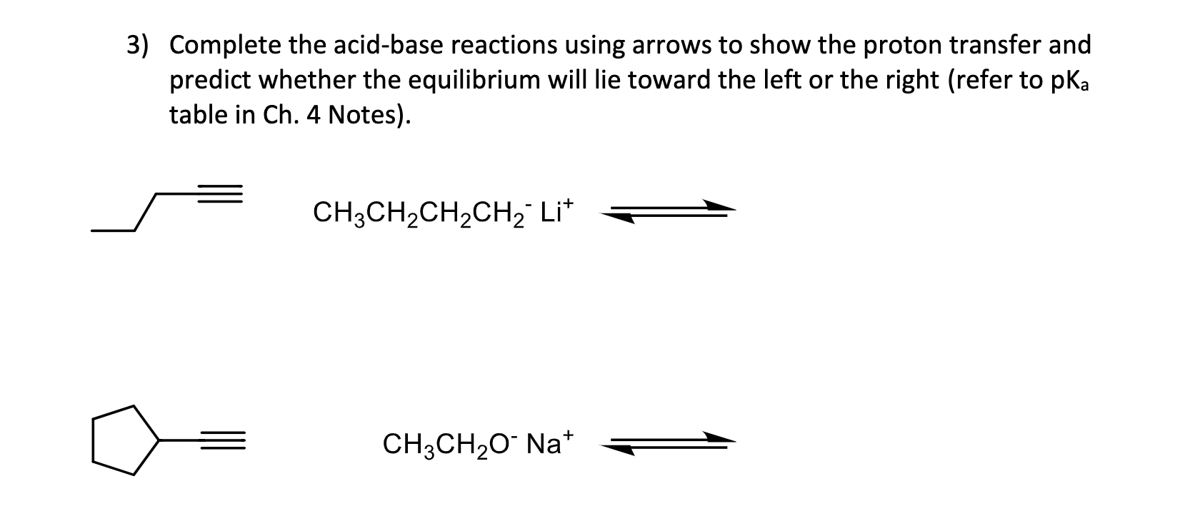 Solved 4) Fill in the missing reaction components for the | Chegg.com