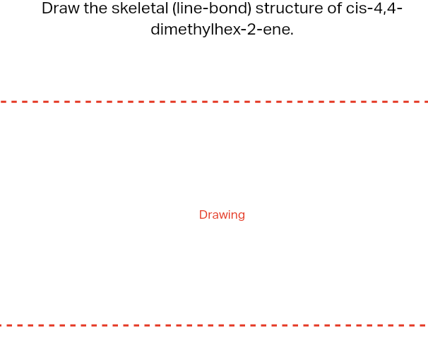 Solved Draw the skeletal (line-bond) structure of | Chegg.com