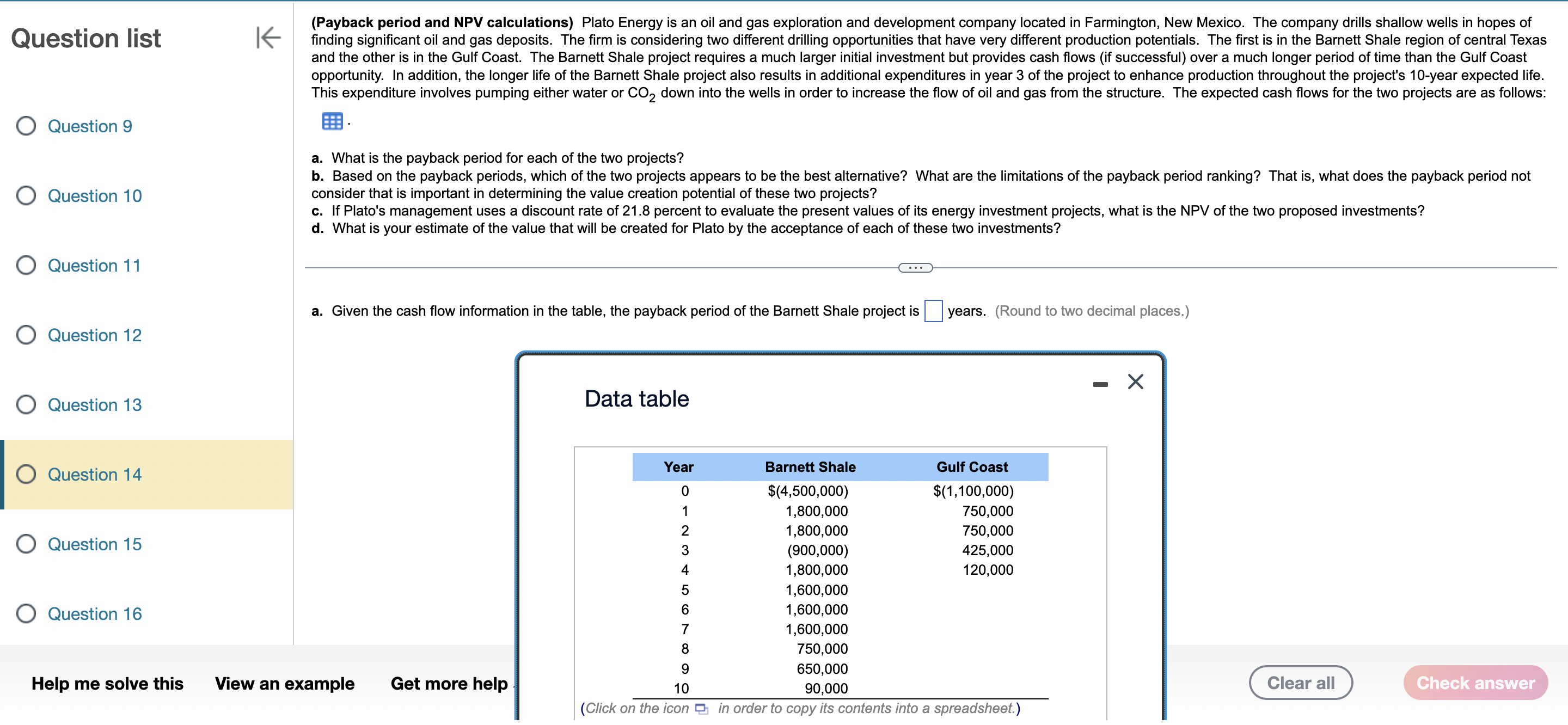 Solved Plato Energy is an oil and gas exploration and | Chegg.com