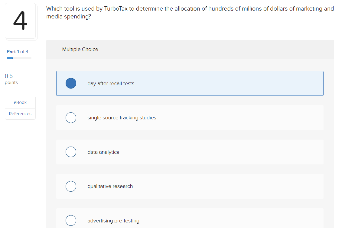 Solved TurboTax: Measuring Effectiveness of the IMC Program | Chegg.com