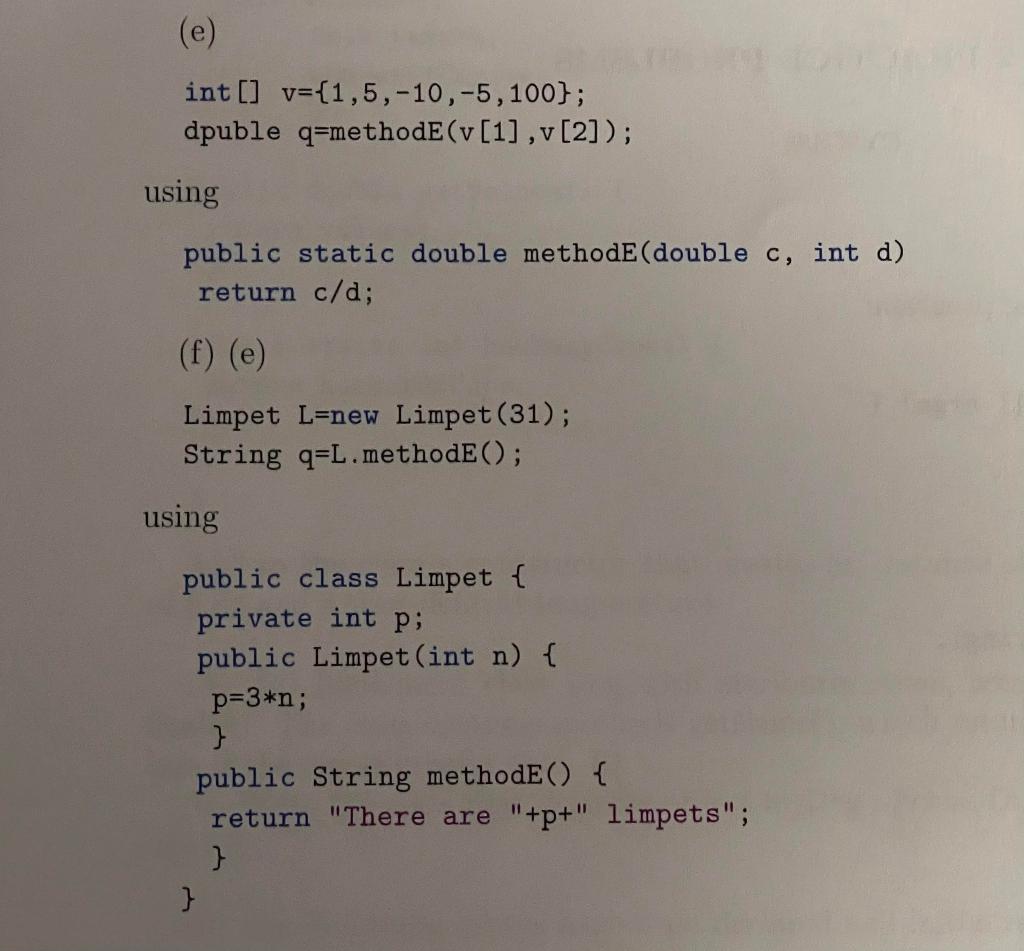 Solved Java Question: Determine the value of q in each of | Chegg.com