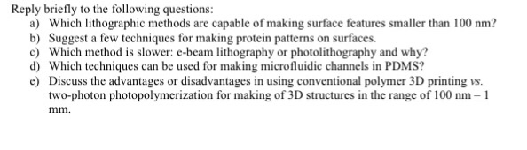 Solved Techniques discussed in class: | Chegg.com