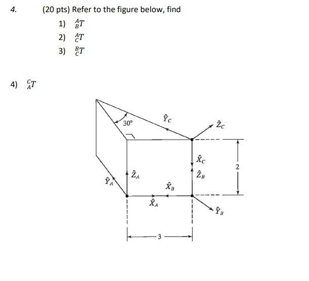 Solved (20 pts) Refer to the figure below, find 1) BAT 2) | Chegg.com