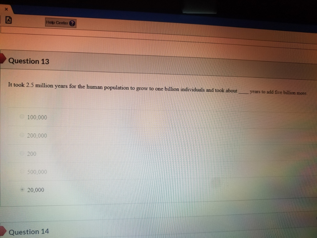 Solved Help Center( E- Time The following questions refer to | Chegg.com