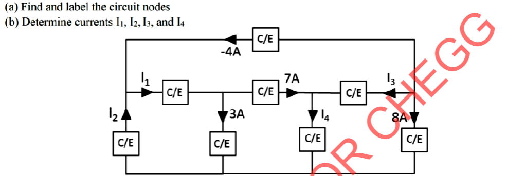 Solved (a) ﻿Find and label the circuit nodes(b) ﻿Determine | Chegg.com