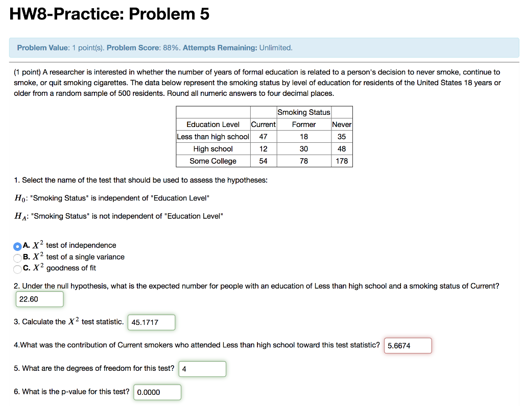 Solved HW8-Practice: Problem 5 Problem Value: 1 point(s). | Chegg.com