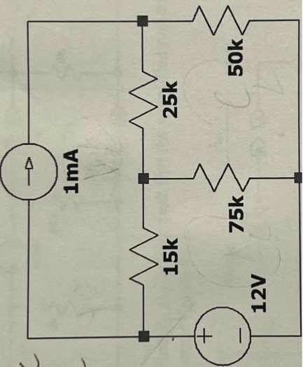 Solved Find the power associated with the 1 mA current | Chegg.com