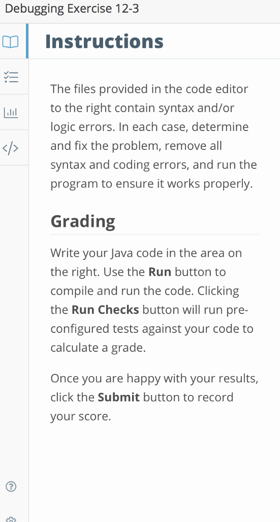 Solved Debugging Exercise 12-3 Instructions The files | Chegg.com