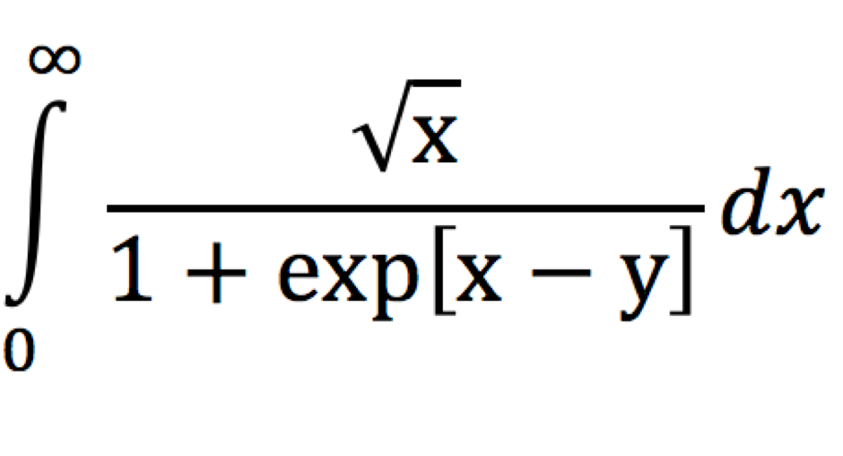1- find this fermi integral in details 2- and find y | Chegg.com