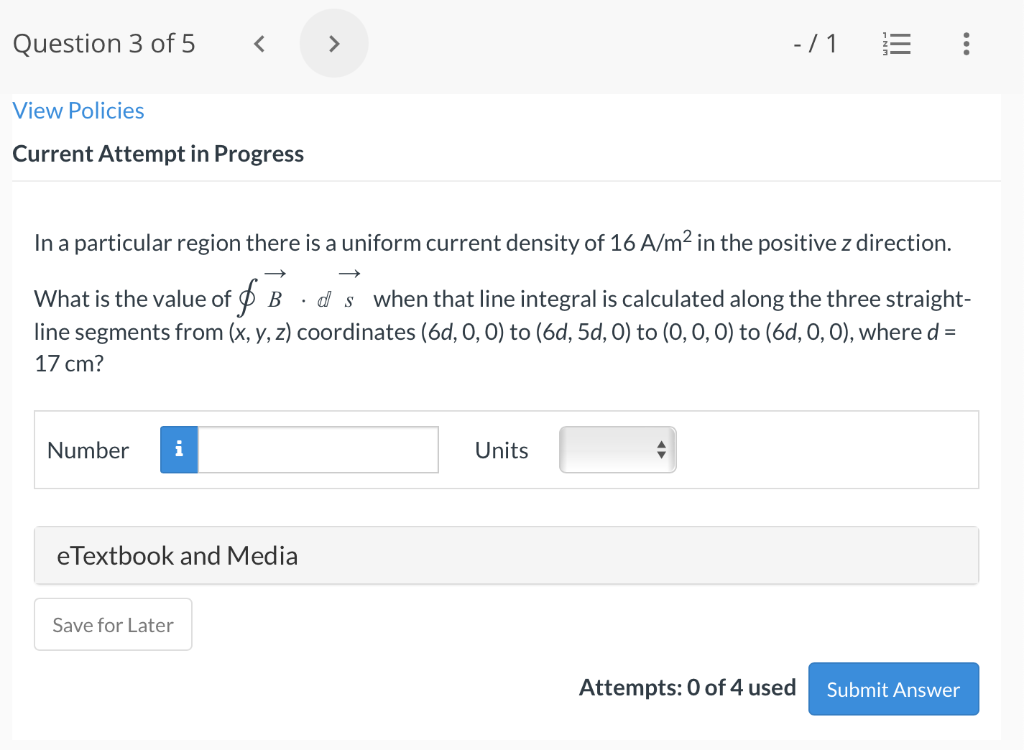 Solved Current Attempt in Progress In a particular region | Chegg.com