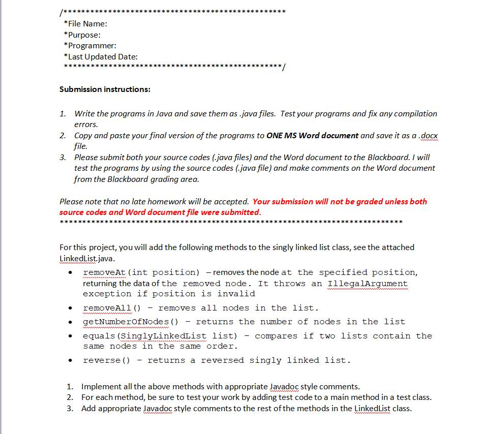 Solved Write the programs in Java and save them as .java | Chegg.com