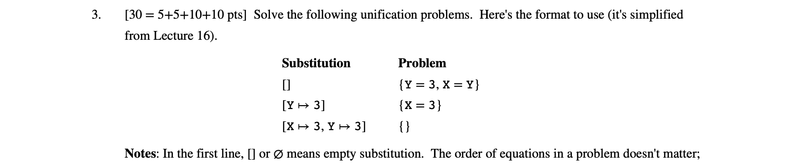 Solved 3 30 551010 Pts Solve The Following 