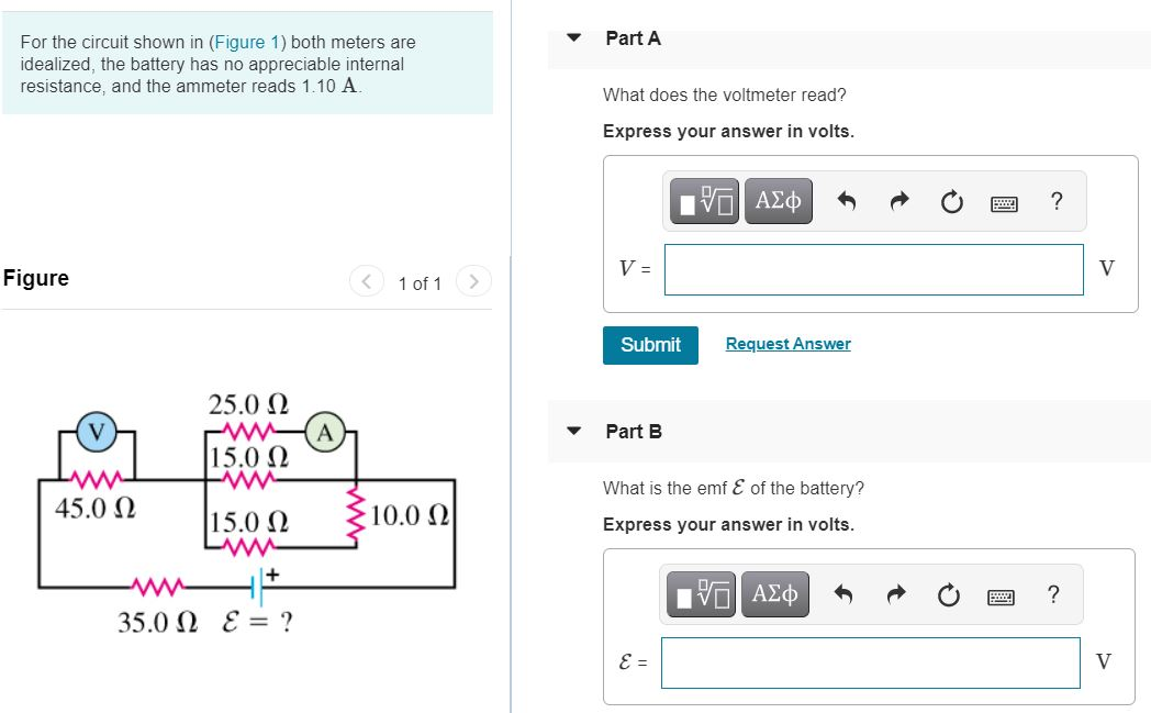 Solved Part A For The Circuit Shown In Figure 1 Both