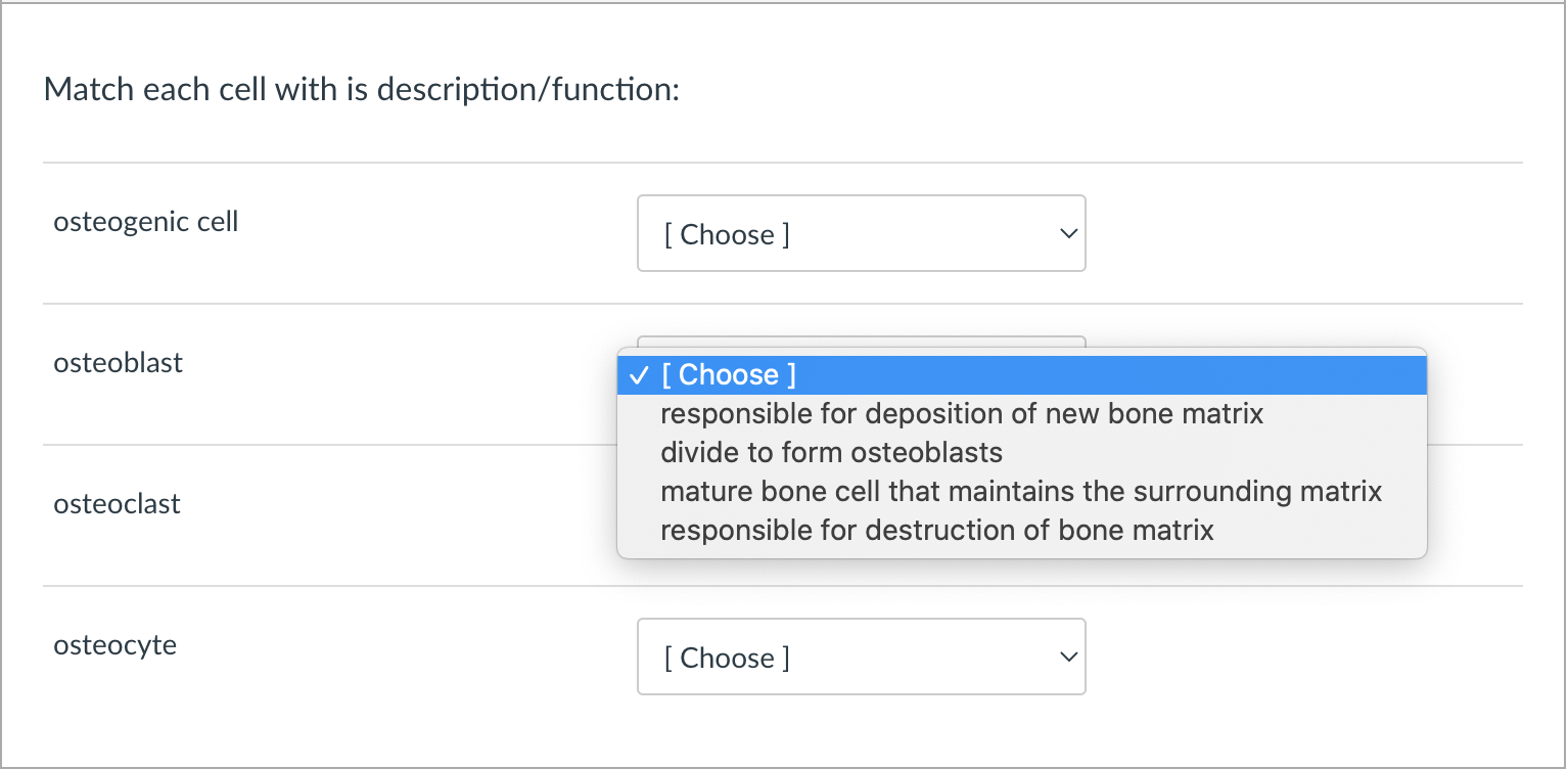 Solved Match each term with the best description. Osteon | Chegg.com