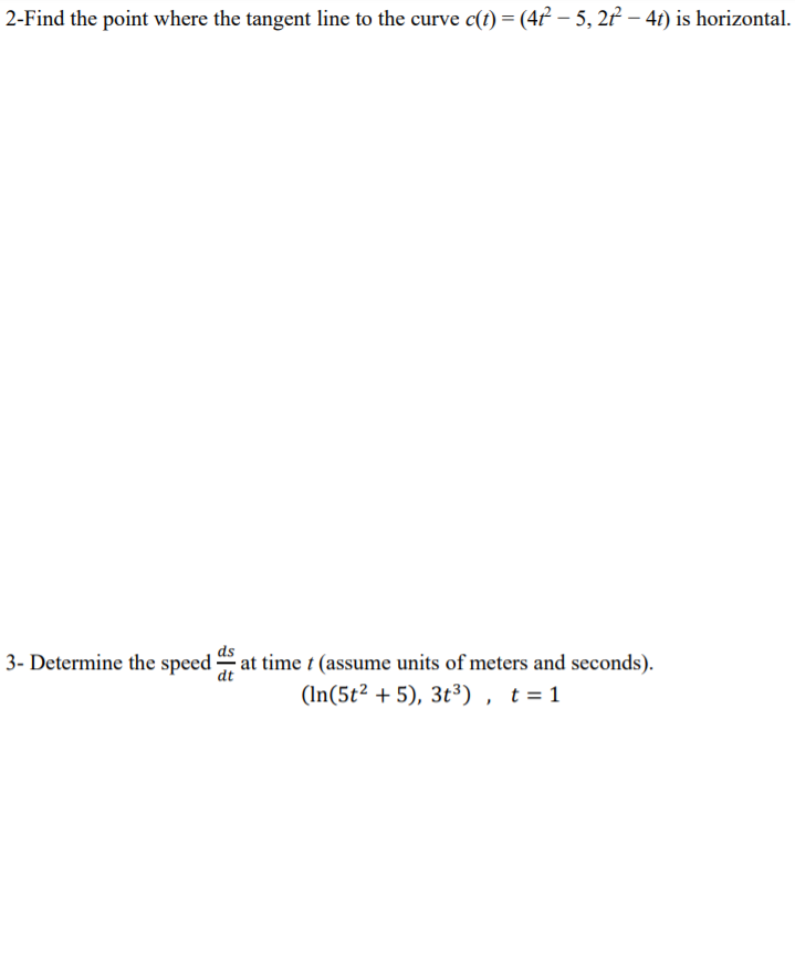 Solved 1- (a) Parametrize the given curve. 4x + 7y2 = 5 (b) | Chegg.com