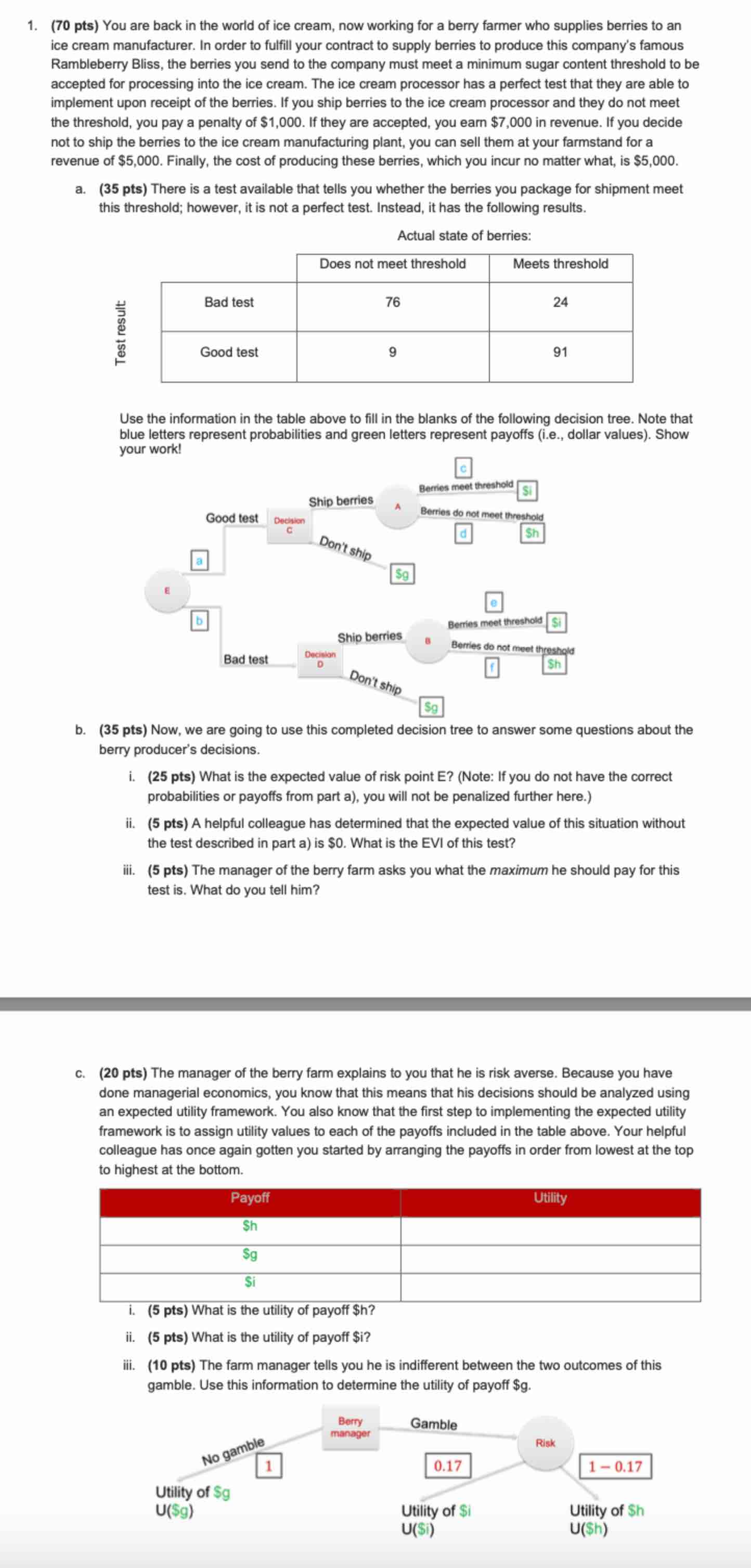 Solved 1. ( 70 ﻿pts ) ﻿You are back in the world of ice | Chegg.com