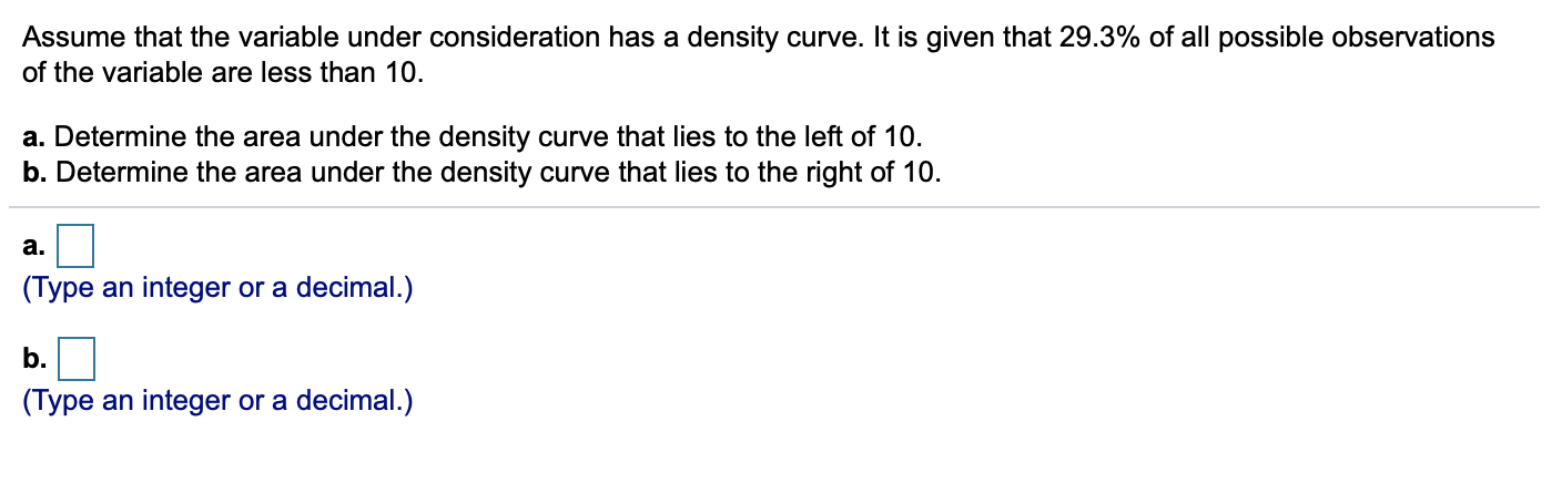 Solved Assume that the variable under consideration has a | Chegg.com