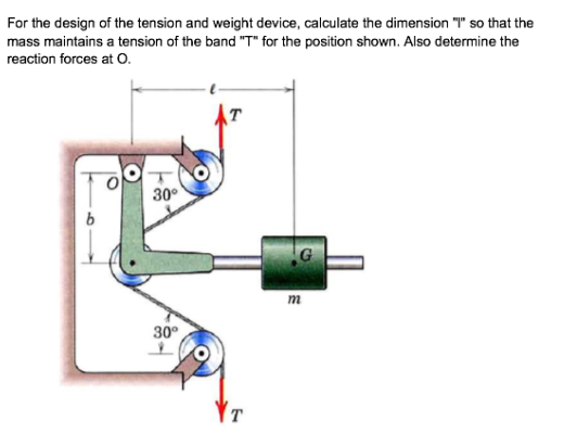 Solved For the design of the tension and weight device, | Chegg.com