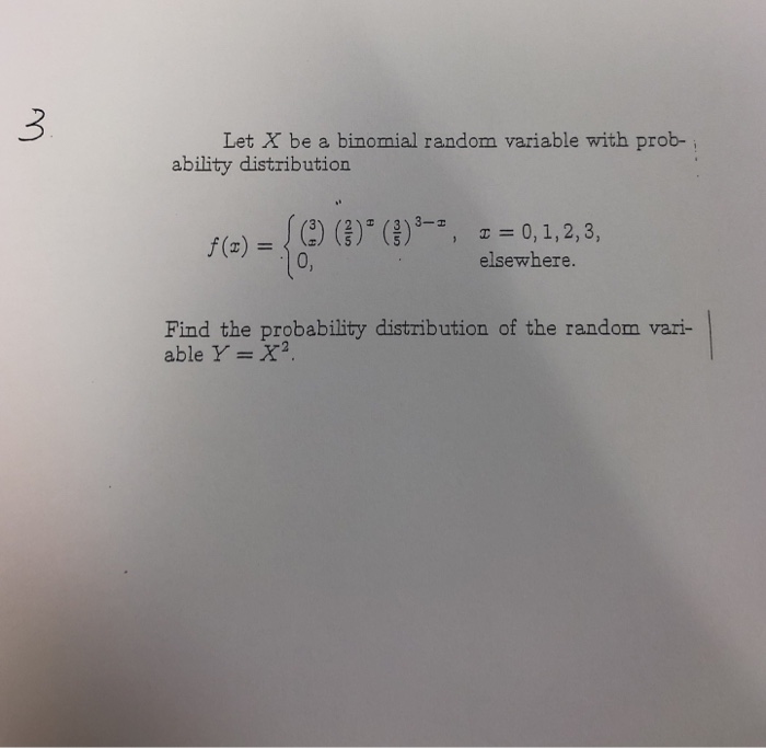 Solved Let X be a binomial random variable with prob- | Chegg.com