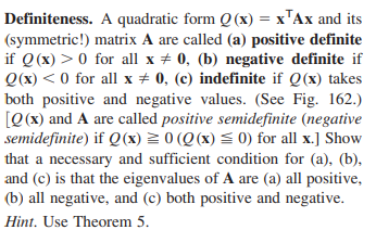 Solved Principal Axes Theorem The substitution (9) | Chegg.com