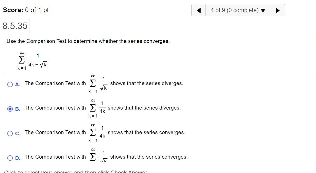 Solved the last option has an underroot k in the denominator | Chegg.com
