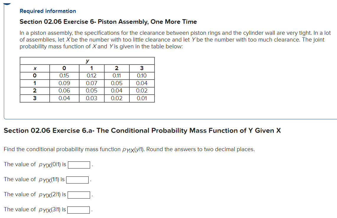 Solved Section 02.06 Exercise 6- Piston Assembly, One More | Chegg.com