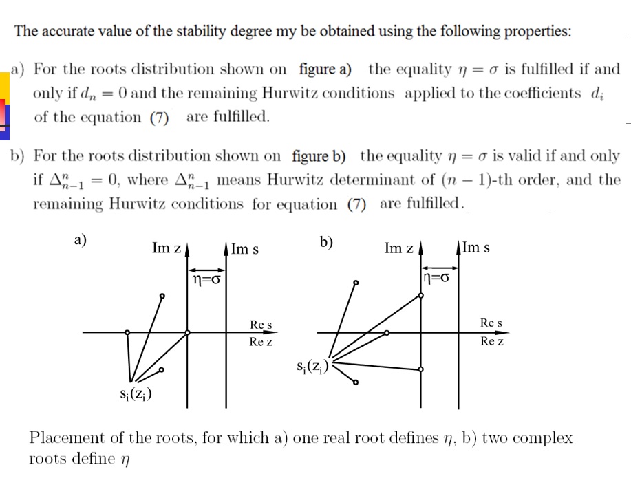 Solved An example of how to calculate stability degree using | Chegg.com