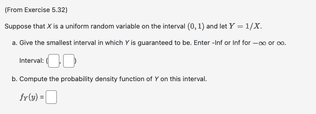 Solved (From Exercise 5.32)Suppose that x ﻿is a uniform | Chegg.com