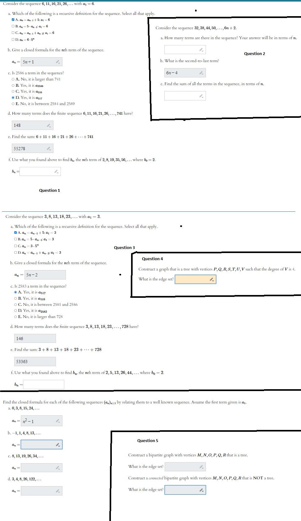 Solved Hello, I need the answer only some of the questions | Chegg.com