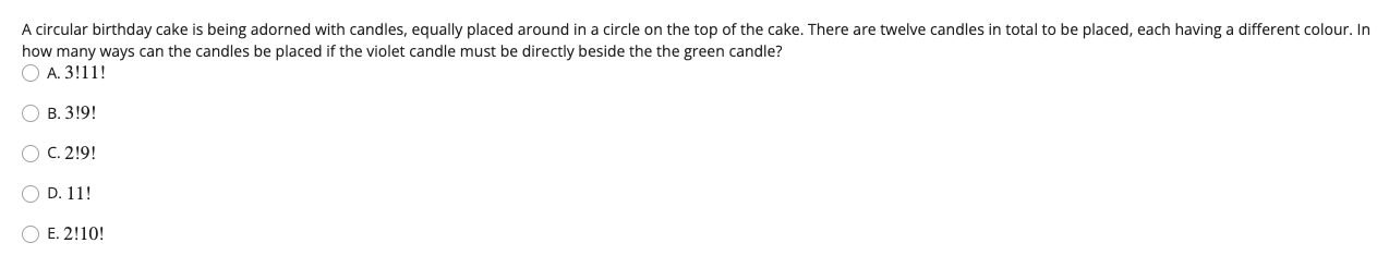 A circular birthday cake is being adorned with | Chegg.com